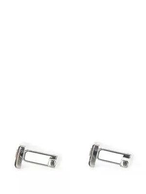 BOSS Enamel-insert Cufflinks With Double-b Monogram