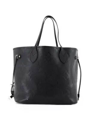 LOUIS VUITTON Neverfull Nm Monogram Empreinte Giant Mm Tote Bag - Black