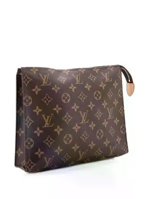 LOUIS VUITTON Toiletry Pouch Monogram Canvas 26 Clutch Bag