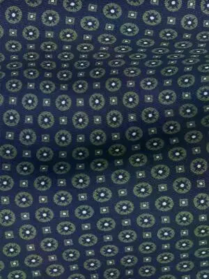 Boggi Milano Tie Medallion-pattern Silk