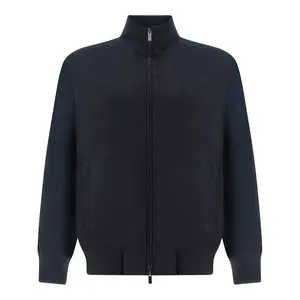 Paul & Shark Wool And Cashmere Zip-up Cardigan - Blue/blue