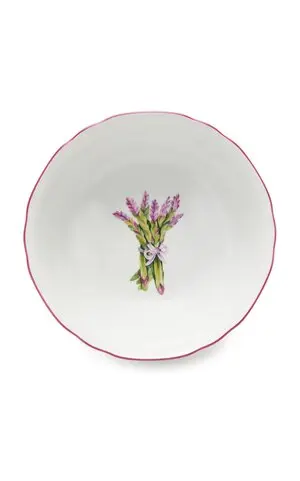 AUGARTEN WIEN Exclusive Botanica Asparagus Porcelain Serving Bowl - Multi