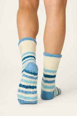 PJ Salvage Hannukah Stripes & Orah Crew Socks
