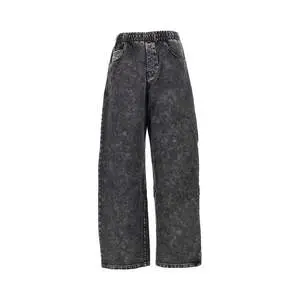 DIESEL® Denim Effect Relaxed Fit Weatpant - Grey