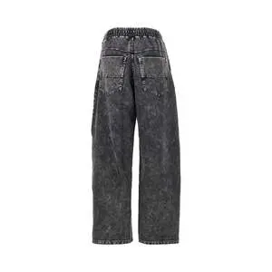 DIESEL® Denim Effect Relaxed Fit Weatpant - Grey