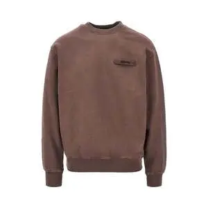 Jacquemus Gro Grain' Crewneck Weathirt - Brown