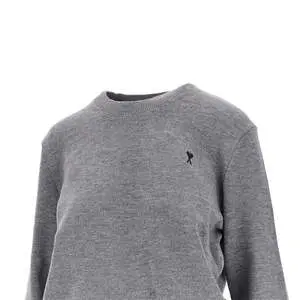 AMI Paris De Coeur Embroidery Crewneck Sweater