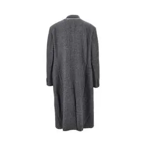 MFPEN Conference' Herringbone Wool Long Coat An