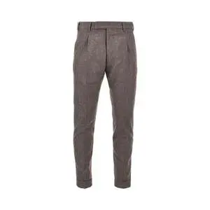 PT TORINO Stretch Wool Rebel Fit Pants - Brown