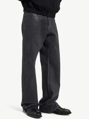 Balenciaga Regular Fit Jeans - Black