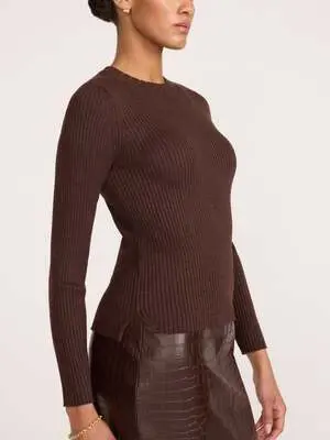 Brochu Walker The Tatum Ribbed Top