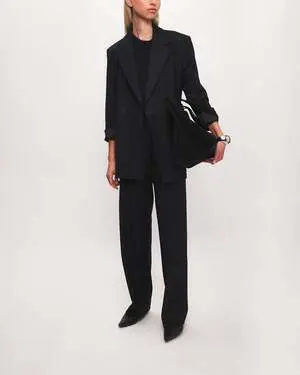 HOUSE OF DAGMAR Classic Suit Trouser Svart