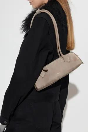 Alaïa Suede Bag ‘teckel Small - Beige