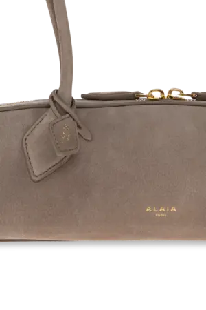 Alaïa Suede Bag ‘teckel Small - Beige
