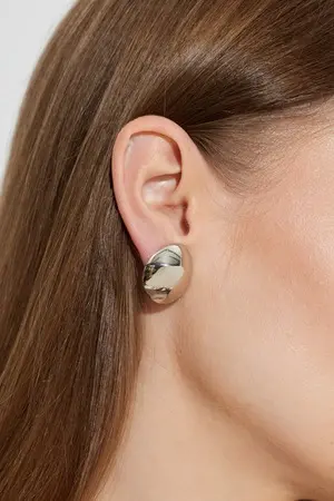 Alaïa Brass Earrings