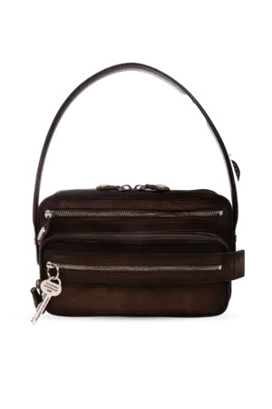 Acne Studios Suede Bag With A ‘vintage’ Effect - Brown