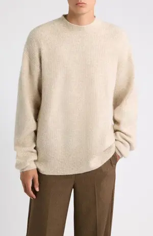 KROST Crewneck Shaker Sweater - Birch