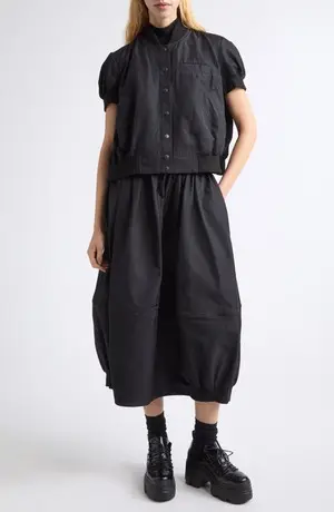 MELITTA BAUMEISTER Snap Bomber Shirt