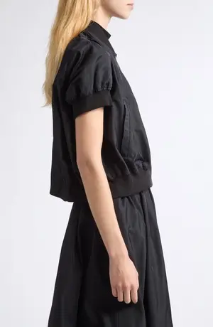 MELITTA BAUMEISTER Snap Bomber Shirt