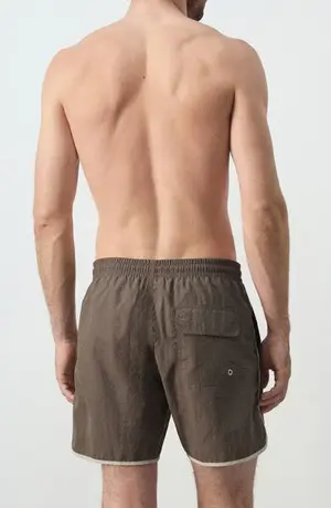Mango Drawstring Swim Trunks