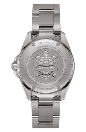 CERTINA Bracelet Watch - Titanium/blue