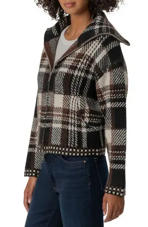 Kut From The Kloth Rue Zip Sweater Knit Jacket