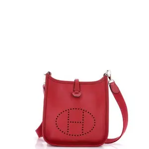 Hermès Evelyne Bag Gen Iii Epsom Tpm - Red