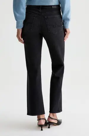 Ag Brinley Mid Rise Straight Leg Jeans