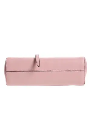 Moschino Tie Me Leather Clutch