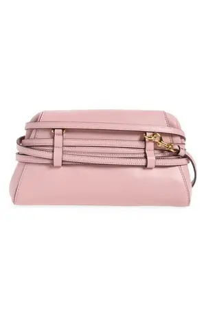 Moschino Tie Me Leather Clutch