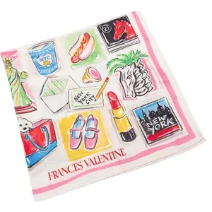 FRANCES VALENTINE Nyc Icons Silk Bandana - Multi