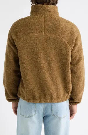 UGG Uggbraid Full Zip Fleece Jacket - Coffee Grounds
