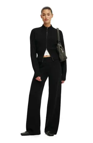 COTTON ON Lotus Knit Pant - Black