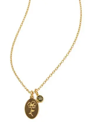 ARGENTO VIVO Birthstone Charm Necklace