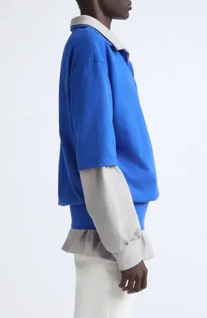 LII Double Layer Long Sleeve Polo