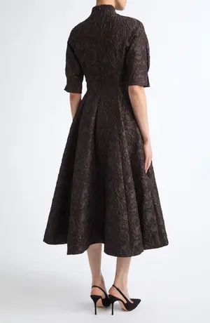 EMILIA WICKSTEAD Quinley Jacquard Midi Dress