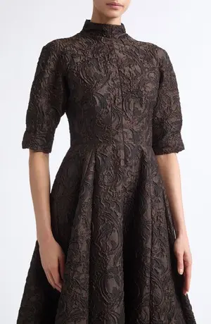 EMILIA WICKSTEAD Quinley Jacquard Midi Dress