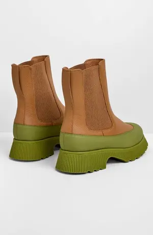 Charlotte Stone Gwen Mudguard Lug Sole Chelsea Boot