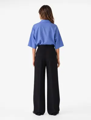 Koton Wide Leg Tailored Trousers With Pockets