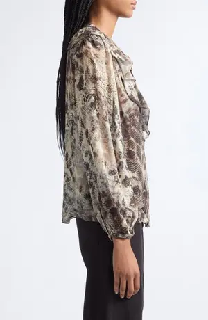 Ramy Brook Star Ruffle Top