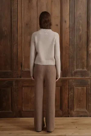 VIR VITA Bruna Cashmere Sweater - Claystone