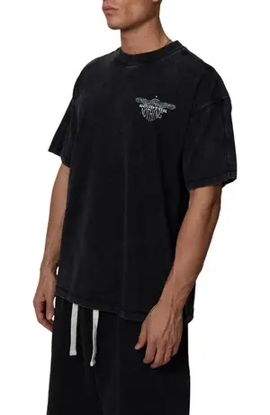 GOOD FOR NOTHING Oversized Fit Eagle T-shirt
