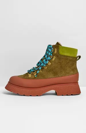 Charlotte Stone Morris Mudguard Lace Up Bootie