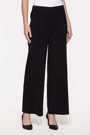 Ming Wang Knit Wide Leg Pants