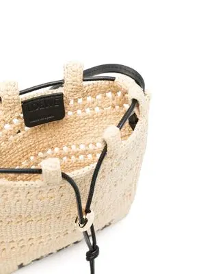Loewe Rafia Drawstring Pocket Mini Bag