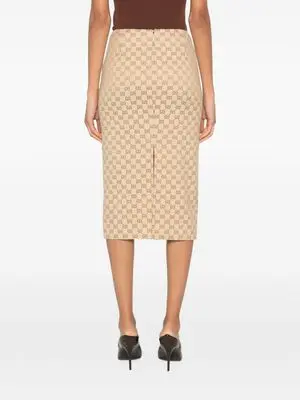 Gucci Gg Cotton Midi Skirt