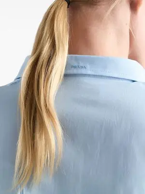Prada Popeline Cotton Midi Dress