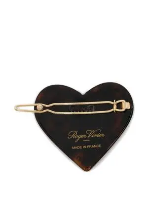 ROGER VIVIER Heart Hair Clip - Multicolor