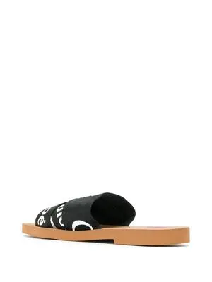 Chloé Woody Flat Sandals - Multicolor
