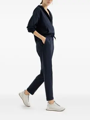 Brunello Cucinelli Cotton Drawstring Trousers